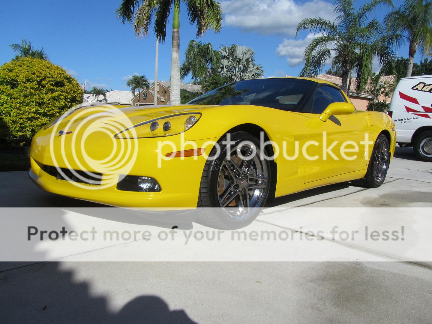 Yellow C6 Corvette by Advanced Detailing of South Florida