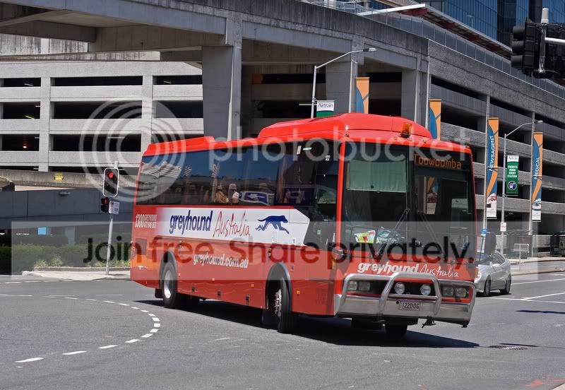 Greyhound in Roma St, Brisbane.